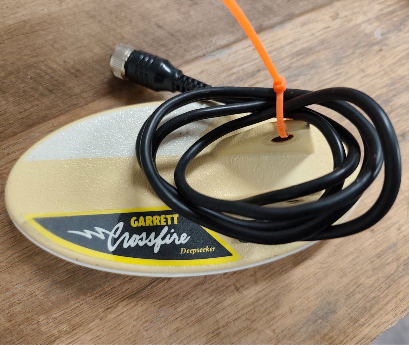 Gebruikt/ Garrett Crossfire Deepseeker zoekspoel 8,5 x 17,5 cm oud mod